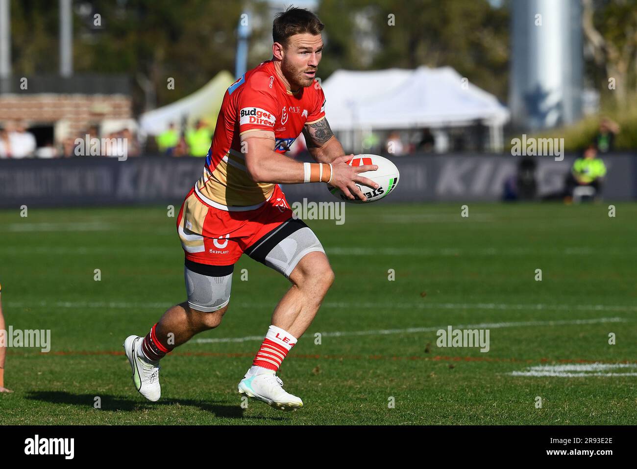 Sunshine Coast, Australia. 24th June, 2023. Euan Aitken of the Dolphins ...