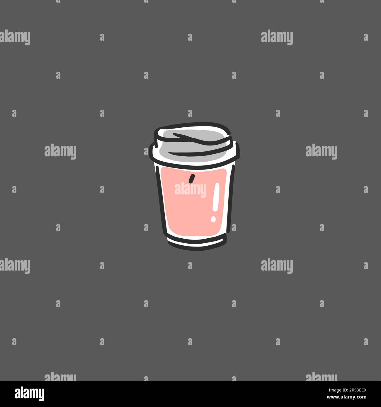 Hand drawn vector abstract graphic doodle simple minimalistic line ...