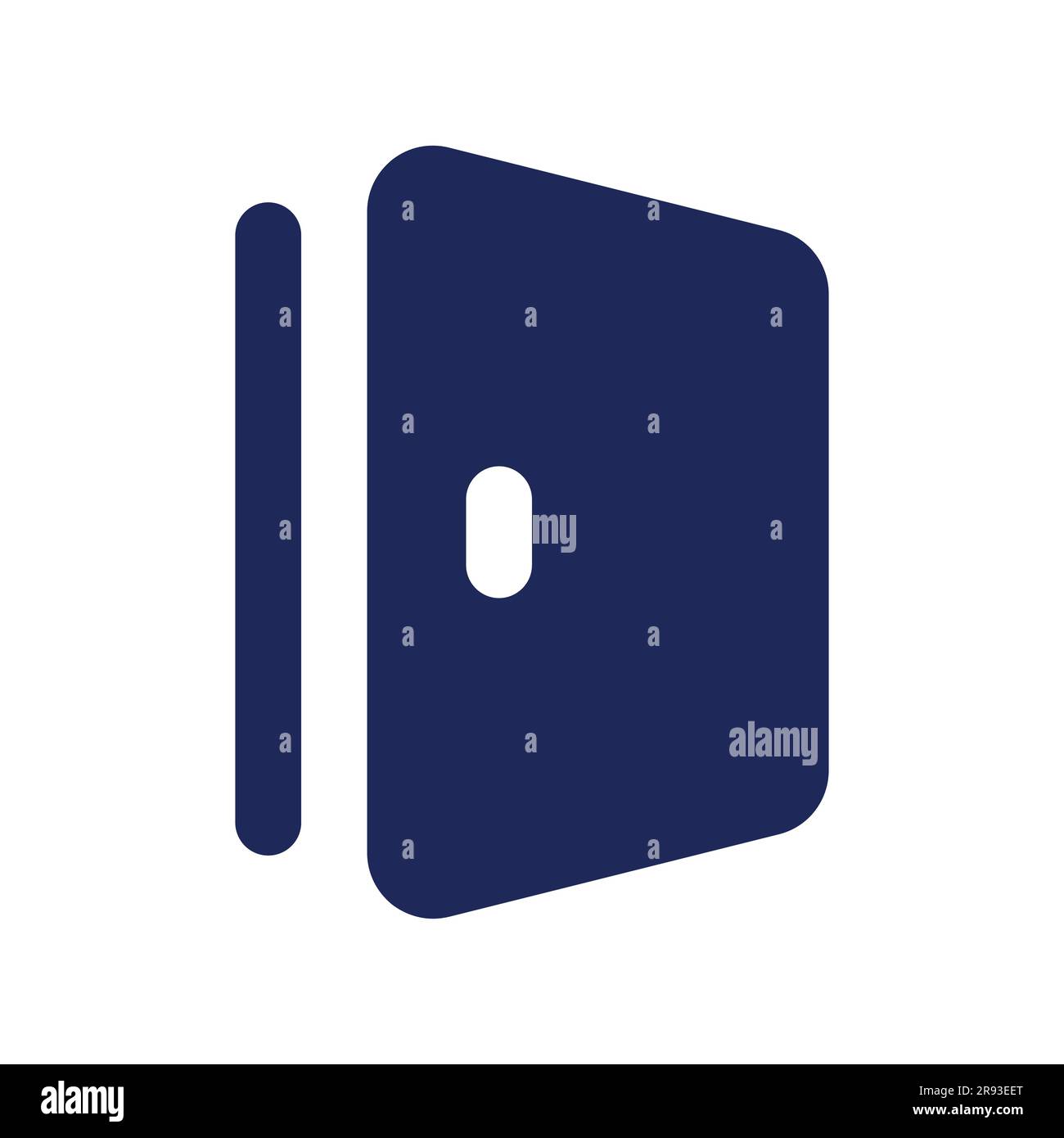 Door black glyph ui icon Stock Vector Image & Art - Alamy