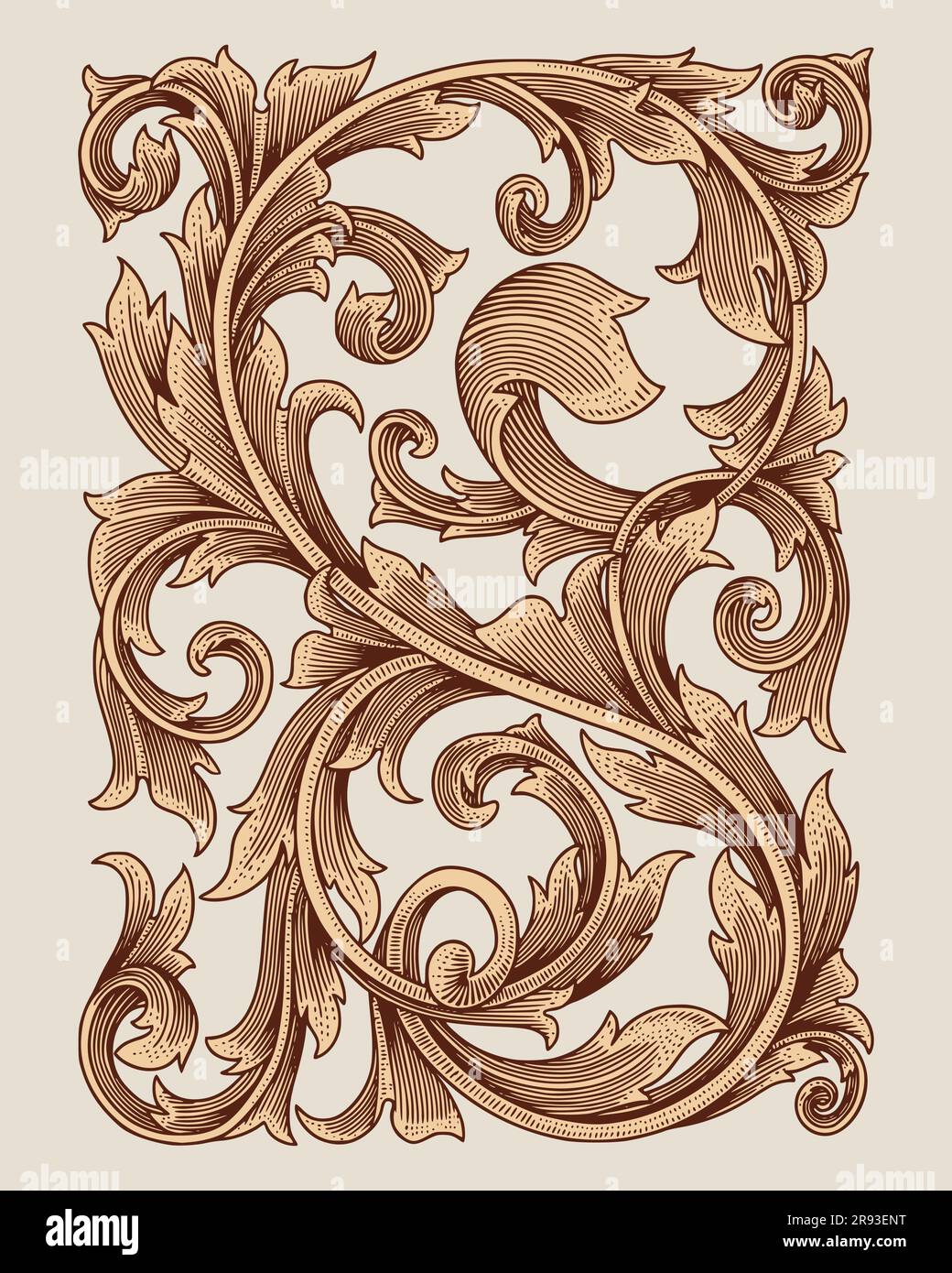 Acanthus Leaf Scroll