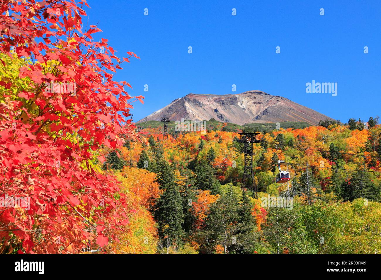 Asahi Dake ropeway Stock Photo - Alamy