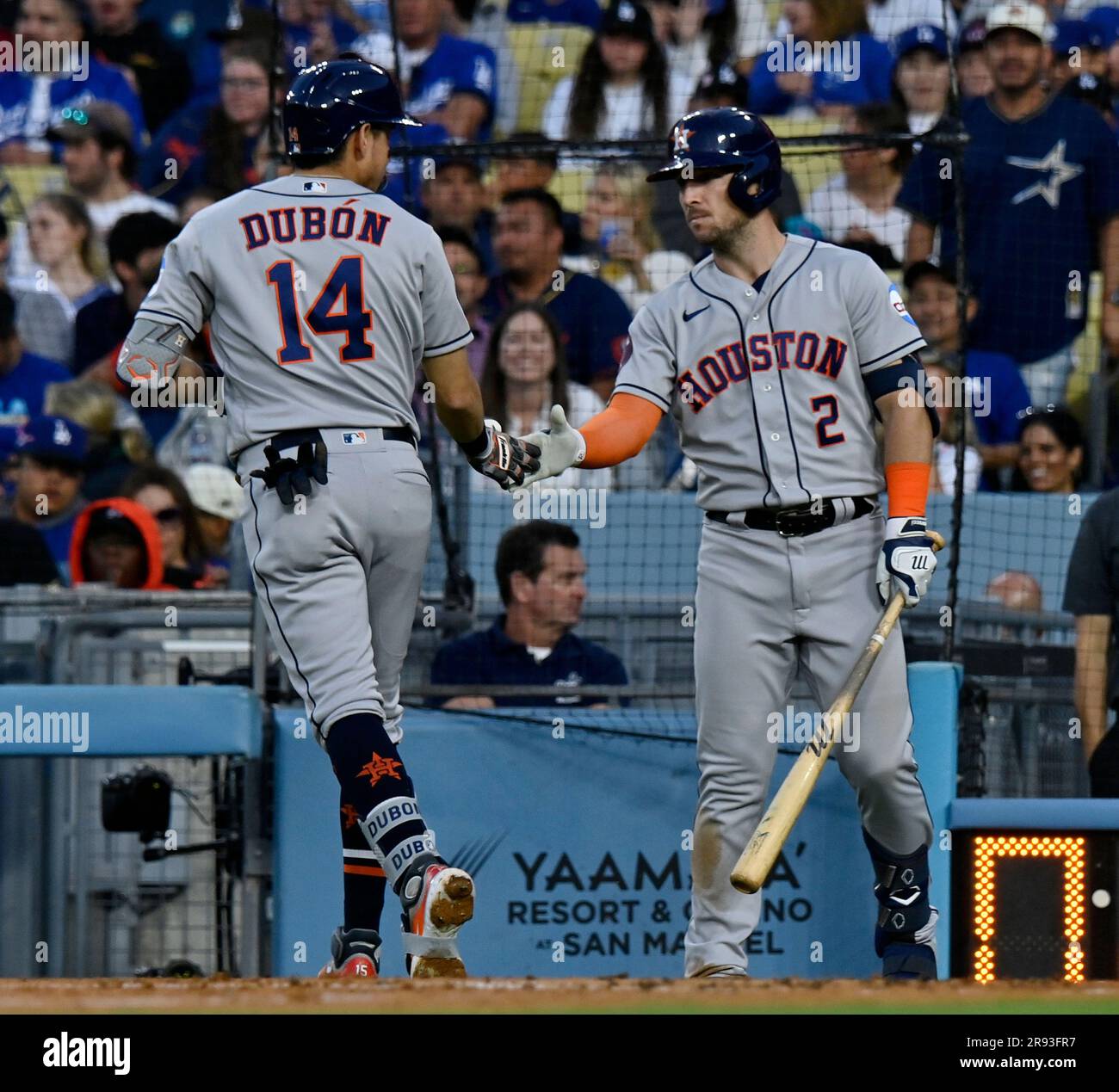 Los Angeles, United States. 23rd June, 2023. Houston Astros Mauricio ...