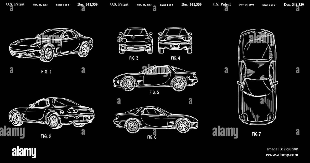 car Patent Art Stock Vector Image & Art - Alamy