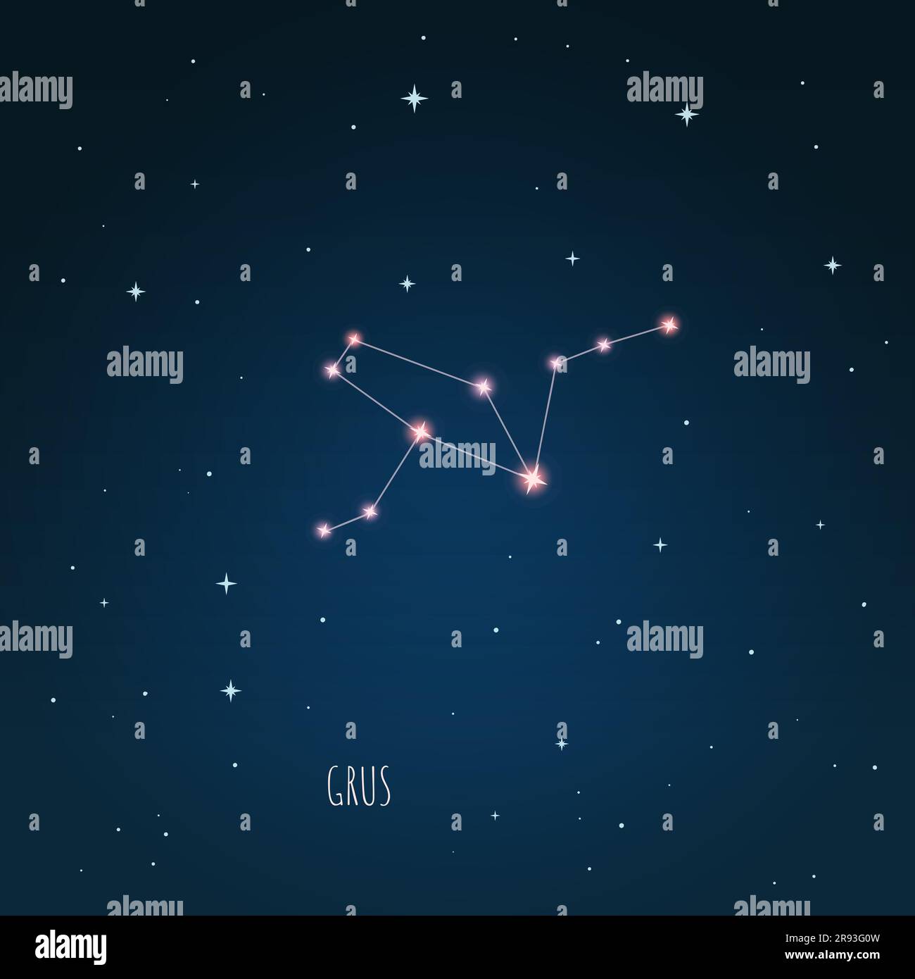 Constellation grus hi-res stock photography and images - Alamy