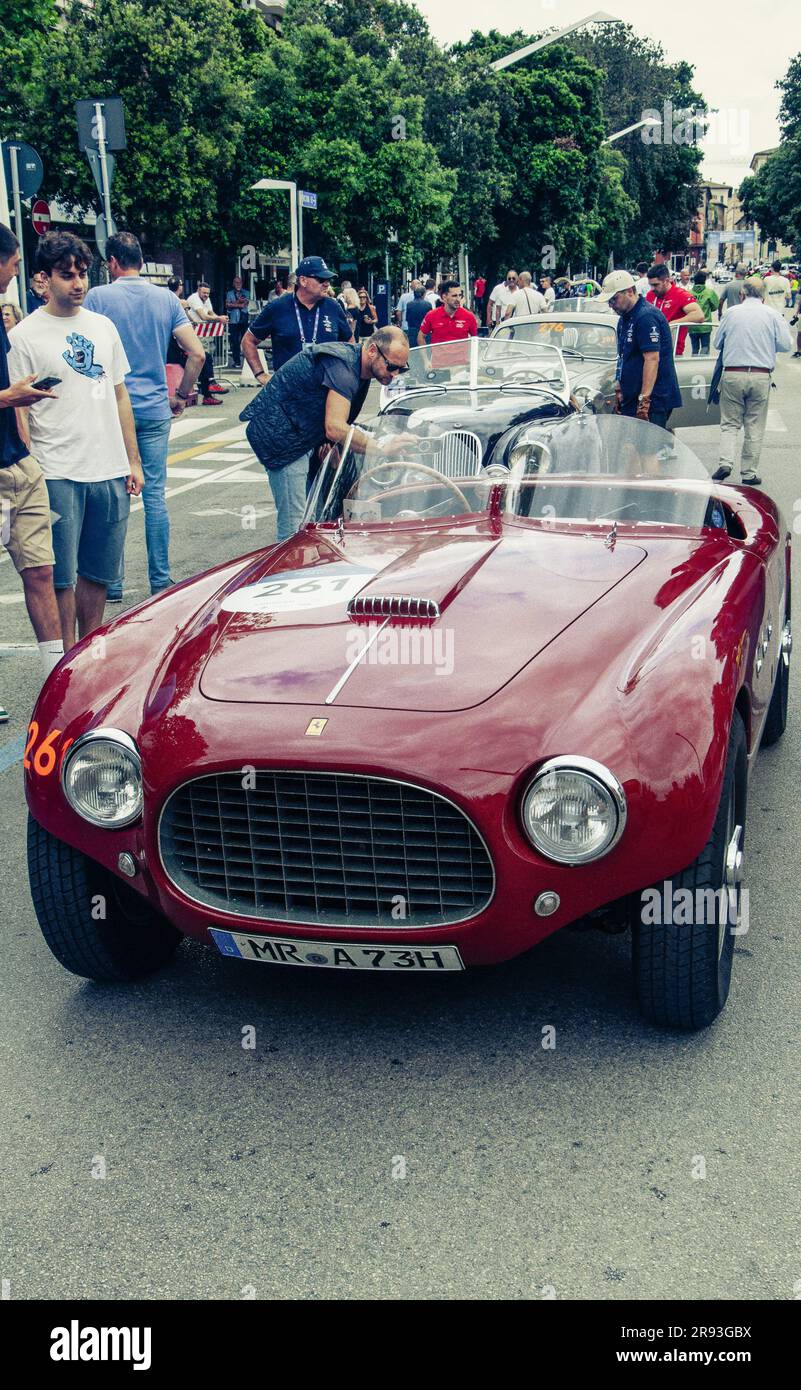 Pesaro , ITALY - jun 14 - 2023 : FERRARI 250 MM SPIDER VIGNALE 1953 on ...