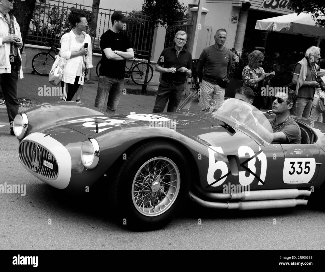 Pesaro , ITALY - jun 14 - 2023 : MASERATI A6 GCS 53 FANTUZZI 1955 on an ...