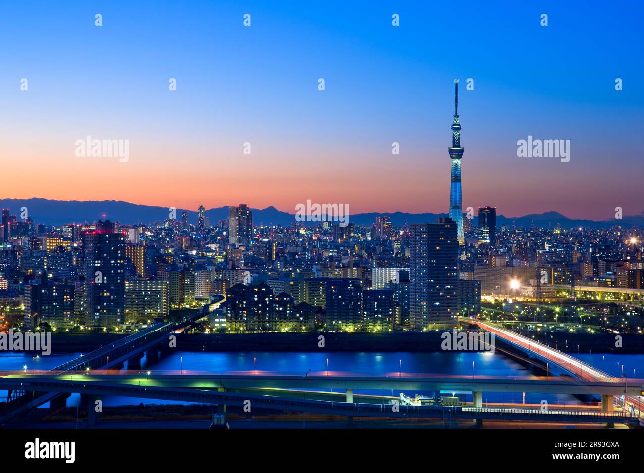 Tokyo mountain and skyline hi-res stock photography and images - Alamy