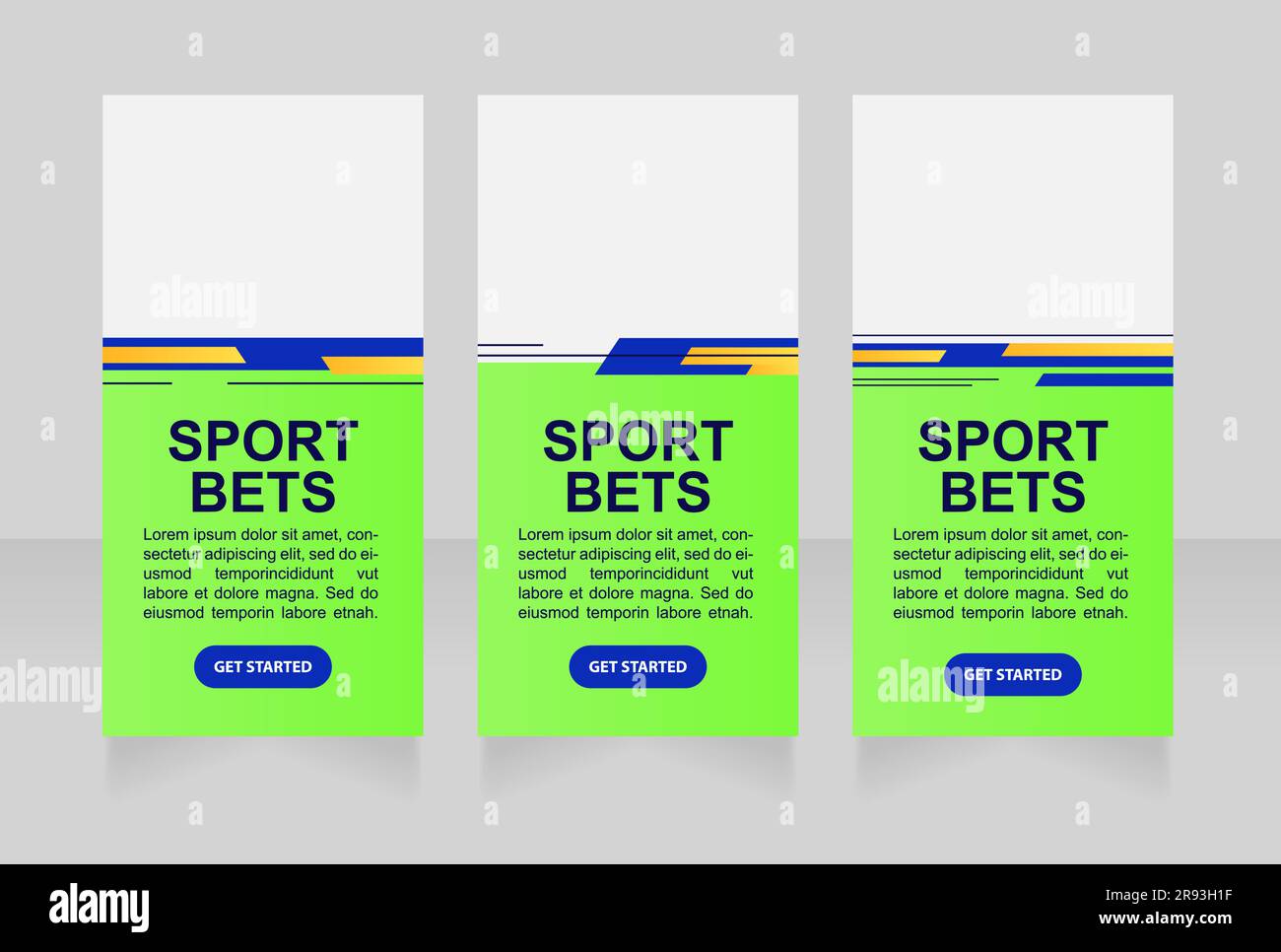 Horse racing betting promo web banner design template Stock Vector ...