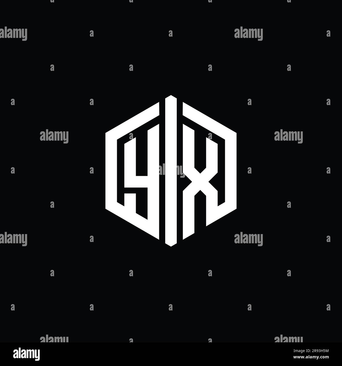 Yx logo design hi-res stock photography and images - Alamy