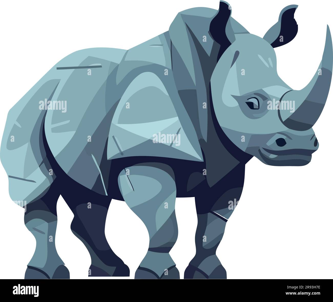 Extinct rhinoceros Stock Vector Images - Alamy