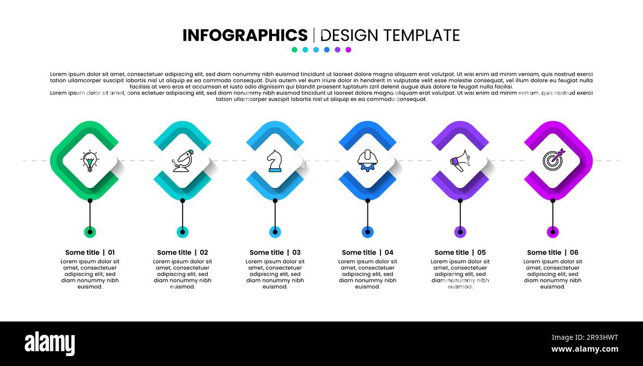 Infographic template with icons and 6 options or steps. Line. Can be used for workflow layout ...