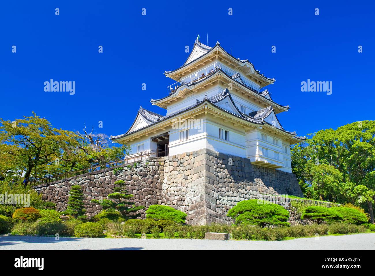 The castle tower of Odawara Castle Stock Photo - Alamy