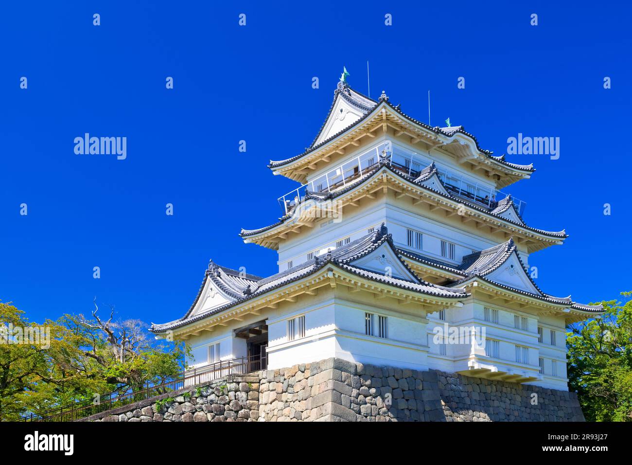 The castle tower of Odawara Castle Stock Photo - Alamy