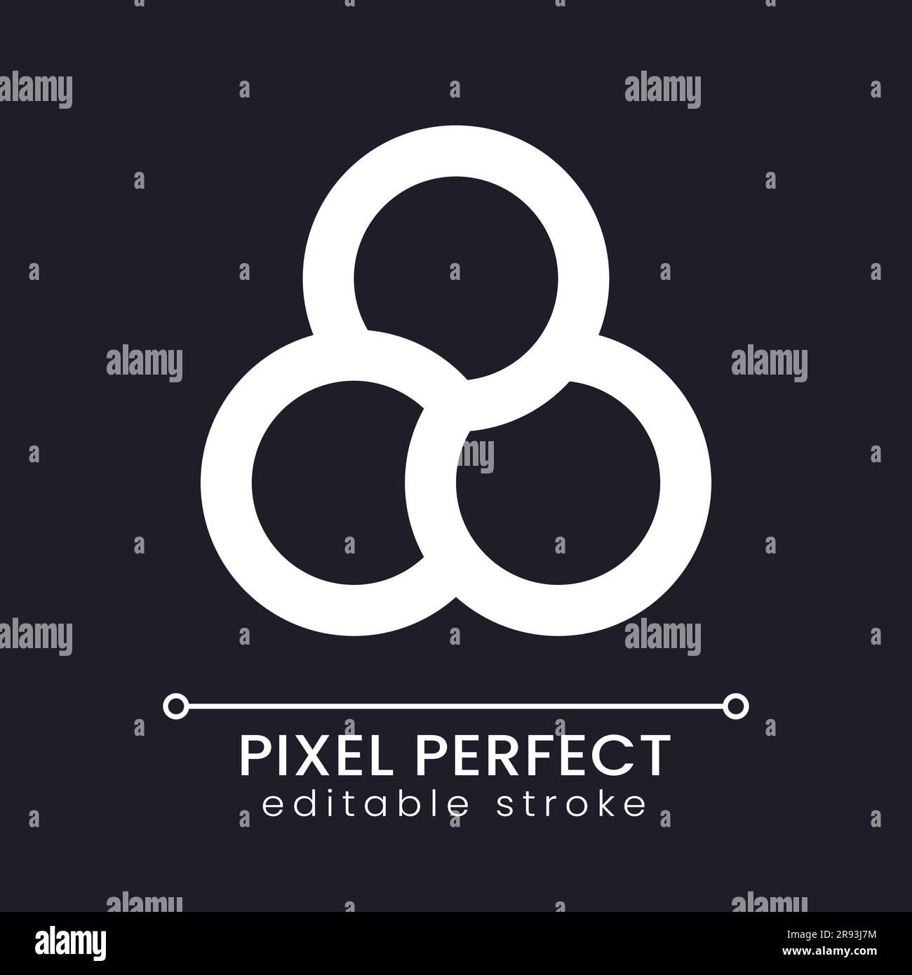 Filter pixel perfect white linear ui icon for dark theme Stock Vector Image & Art - Alamy