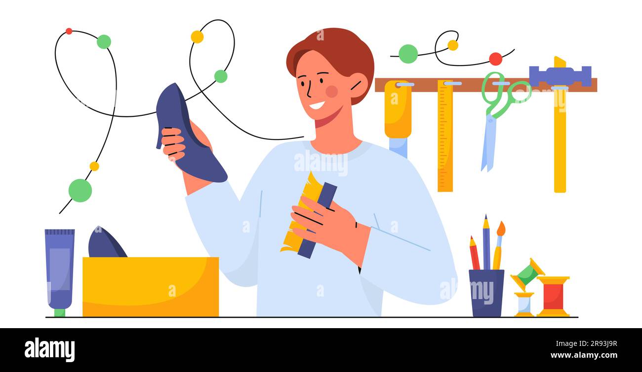 Shop shoemaker shoes Cut Out Stock Images & Pictures - Alamy