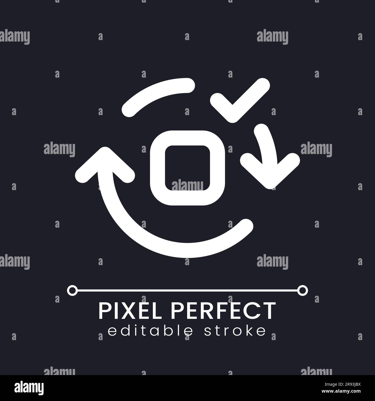 Applying Spin Motion Effect Pixel Perfect White Linear Ui Icon For Dark Theme Added Video