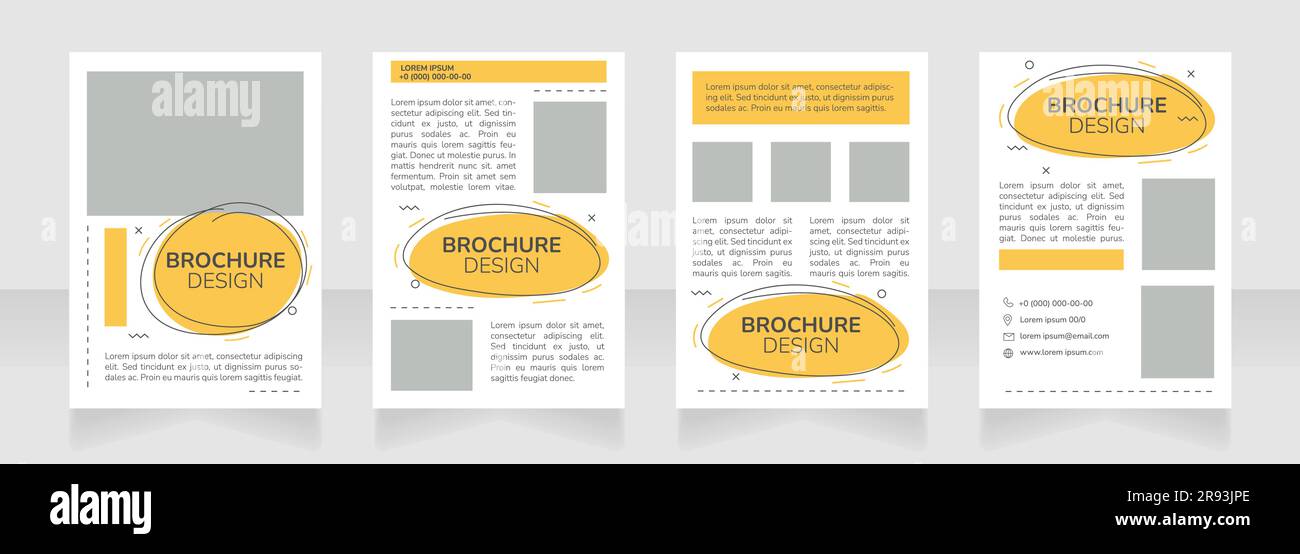 Advert campaign blank brochure layout design Stock Vector Image & Art ...