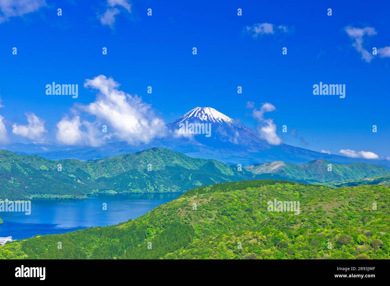 Fuji and Lake Ashinoko Stock Photo - Alamy