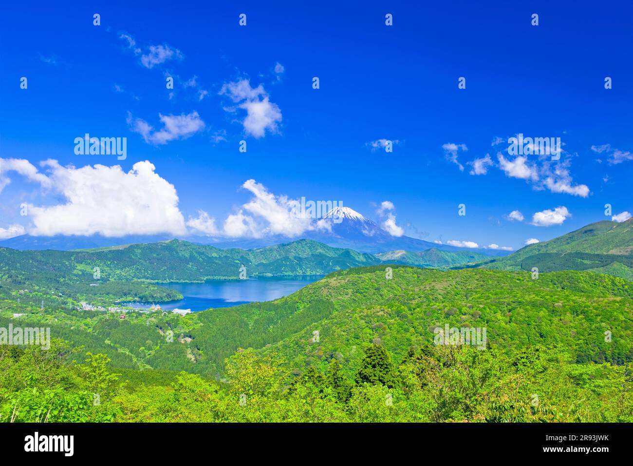 Fuji and Lake Ashinoko Stock Photo - Alamy