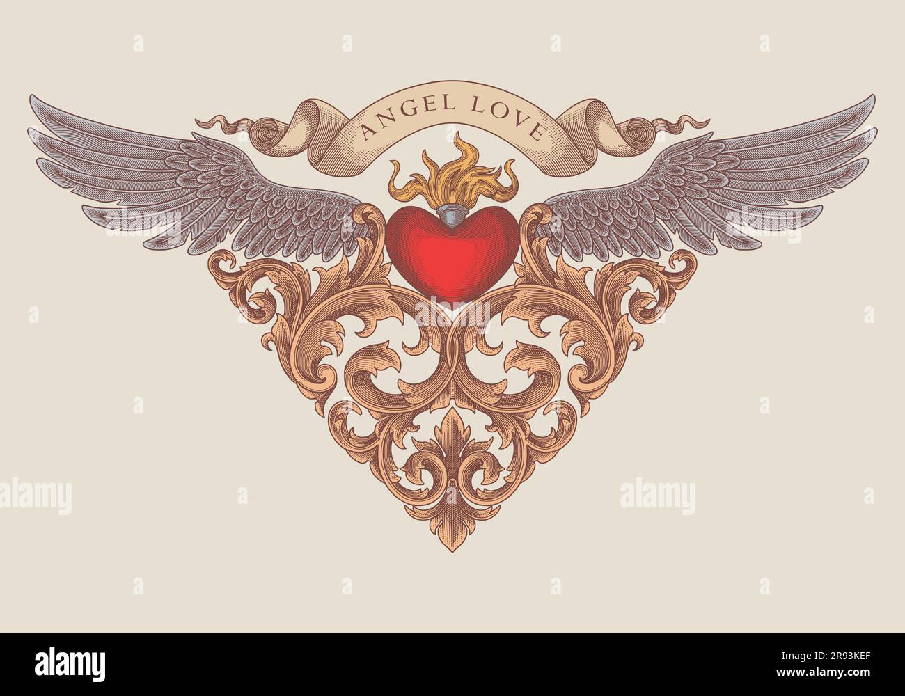 Baroque banner gold Stock Vector Images - Alamy