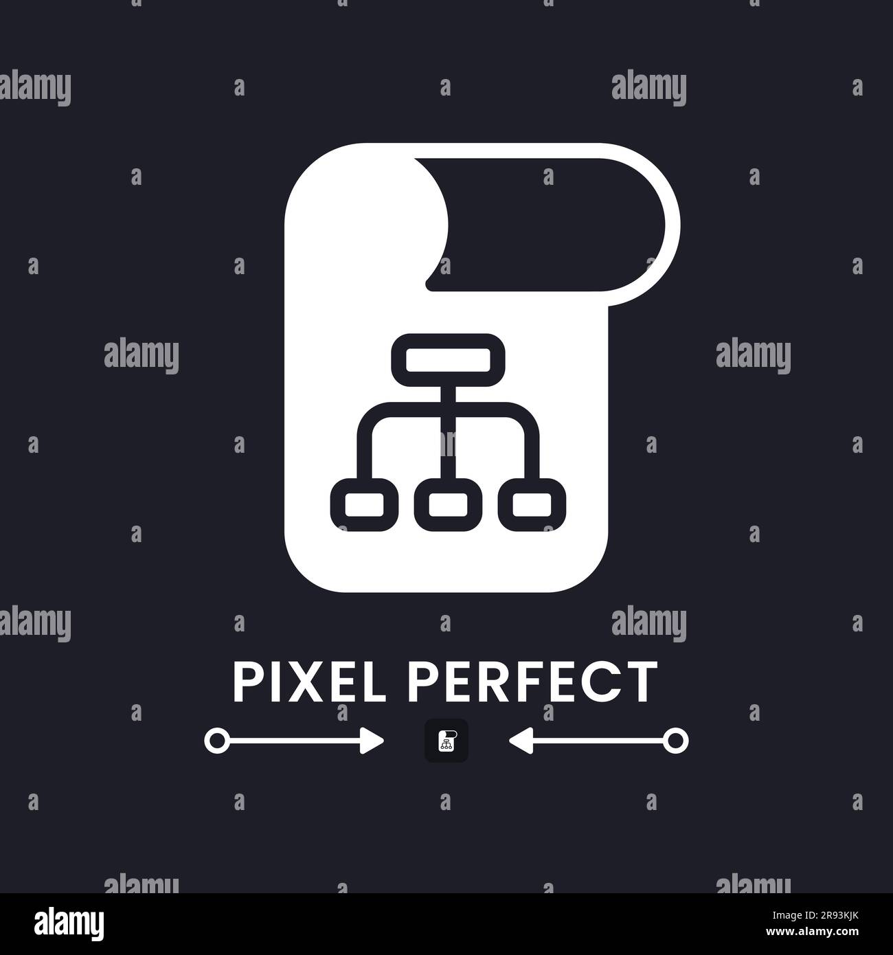 Project plan white solid desktop icon Stock Vector Image & Art - Alamy