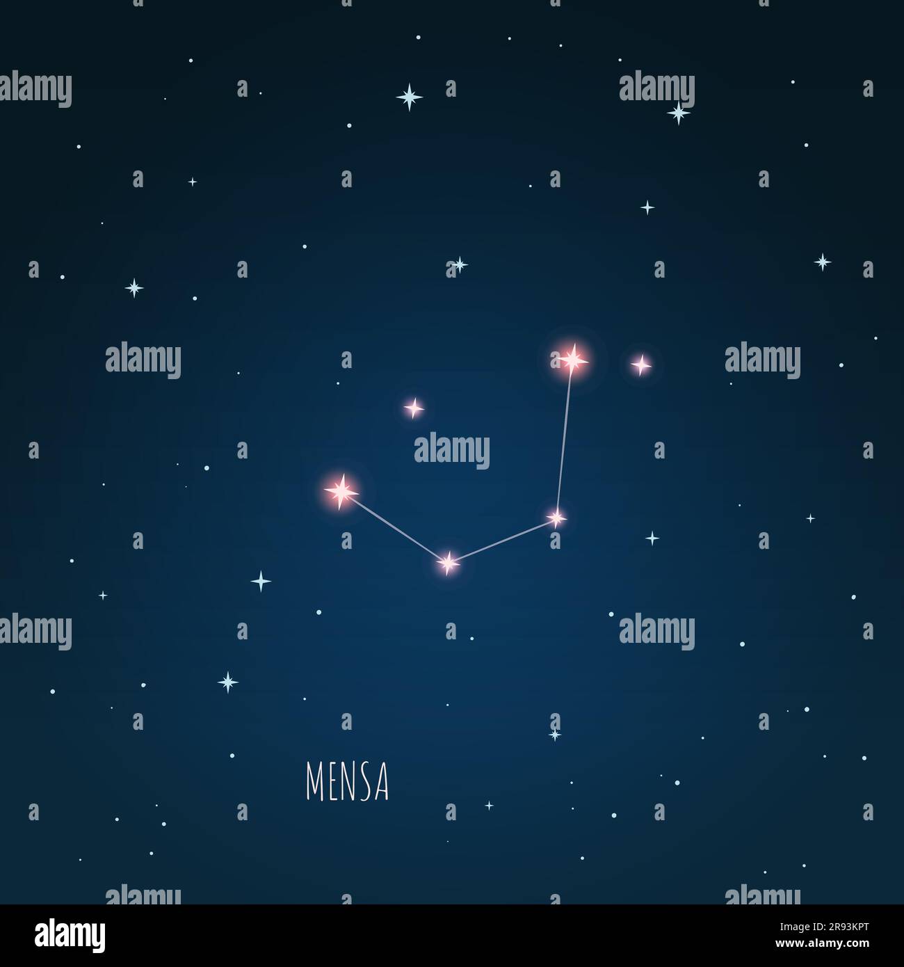 Mensa constellation hi-res stock photography and images - Alamy