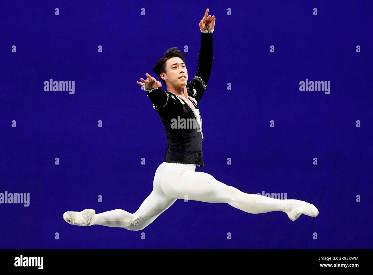 Senior Male Division finalist Munkhjin Ulziijargal of Mongolia performs ...