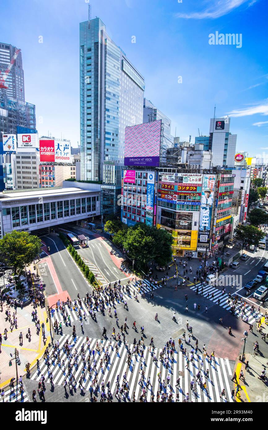 Shibuya Scramble Crossing Stock Photo - Alamy