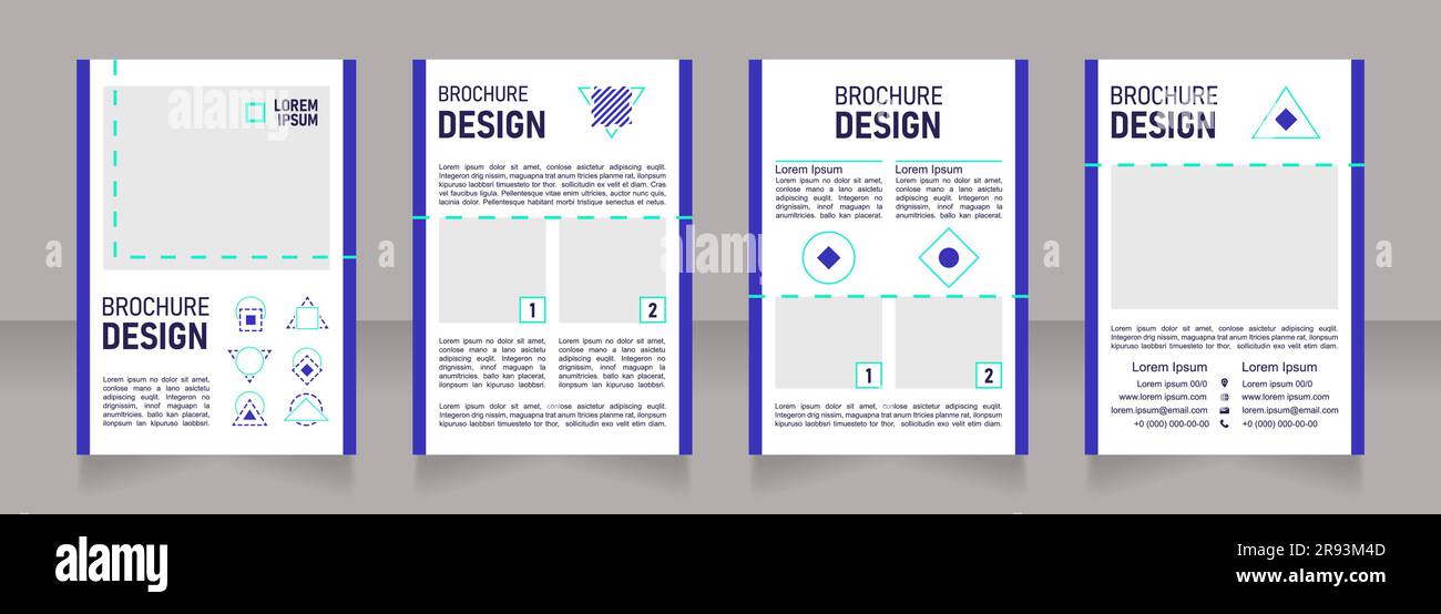 Devices blank brochure design Stock Vector Image & Art - Alamy