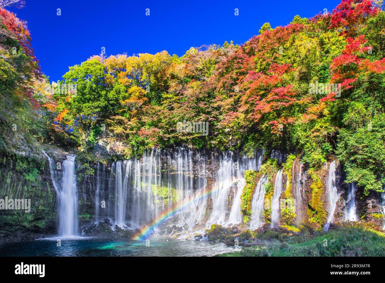Autumn colors of Shiraito Falls Stock Photo - Alamy