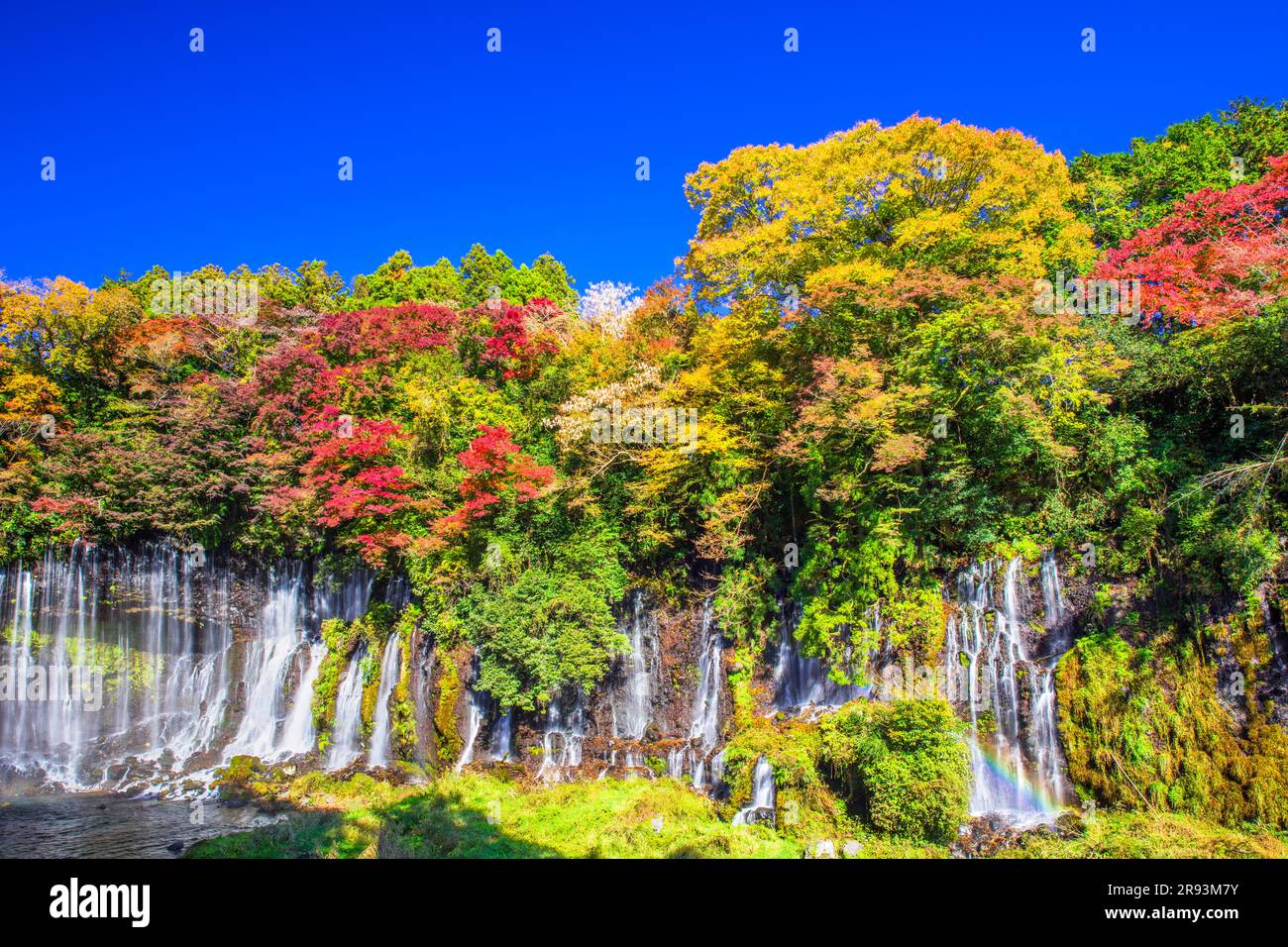 Autumn colors of Shiraito Falls Stock Photo - Alamy