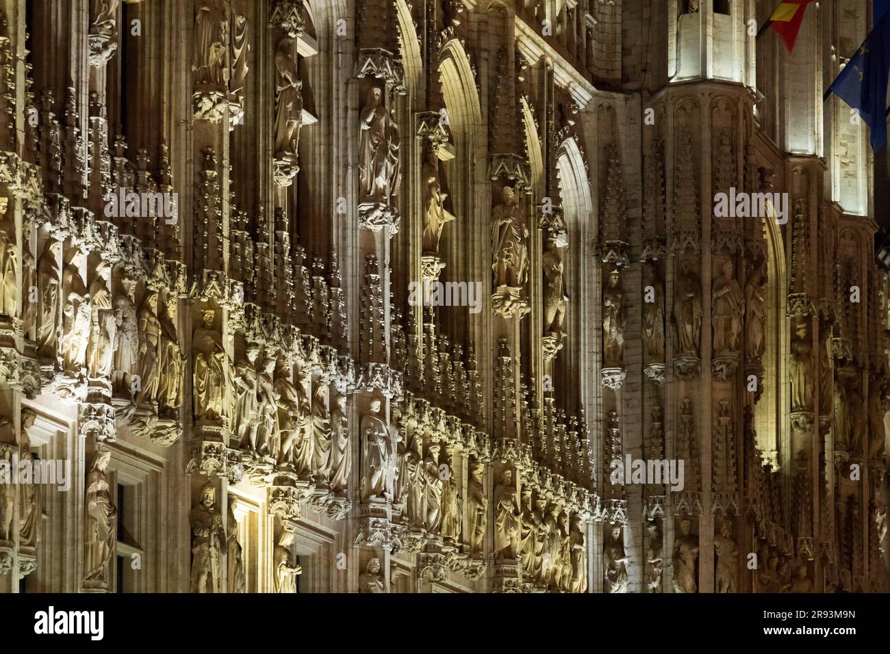 Brabantine Gothic Hotel de Ville de Bruxelles / Stadhuis van Brussel ...