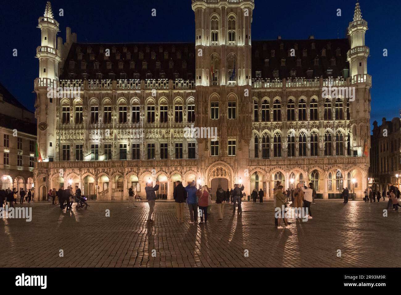 Brabantine Gothic Hotel de Ville de Bruxelles / Stadhuis van Brussel ...