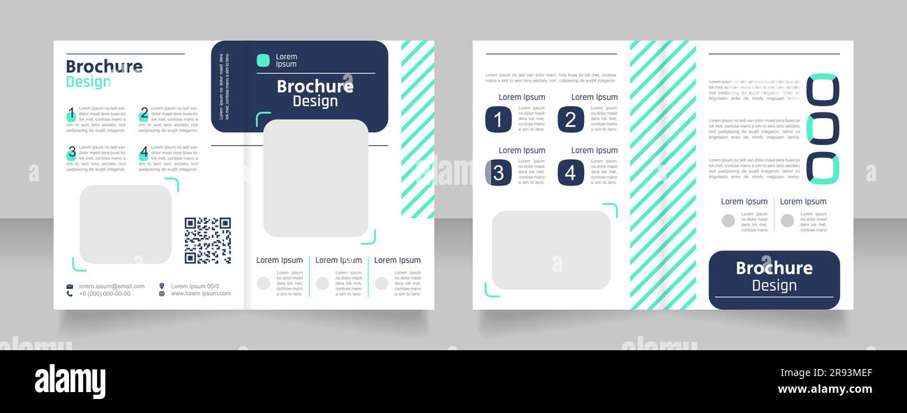 Medical tests bifold brochure template design Stock Vector Image & Art ...