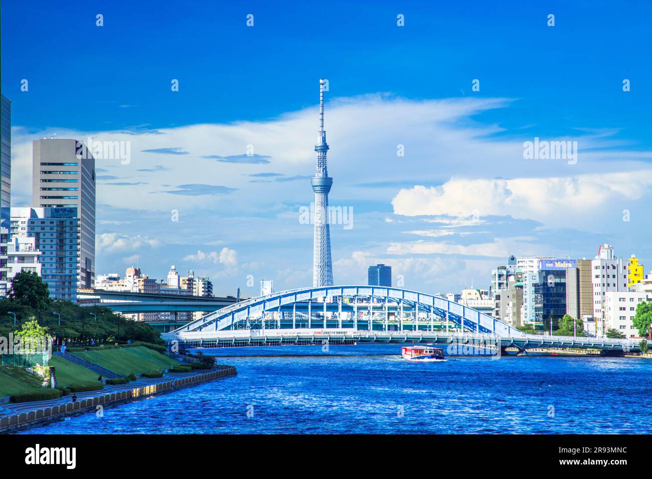 Tokyo Sky Tree and Eitai bridge Stock Photo - Alamy