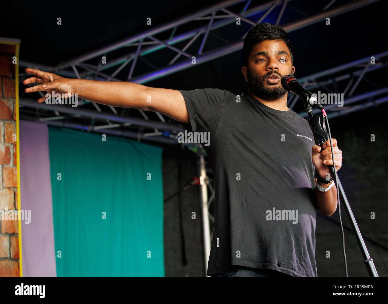 Don Biswas, Stand-Up Comedian, Open Air Comedy Gala, Southend-on-Sea ...