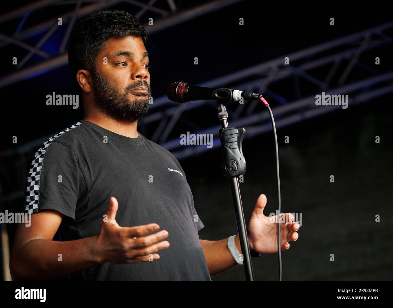 Don Biswas, Stand-Up Comedian, Open Air Comedy Gala, Southend-on-Sea ...