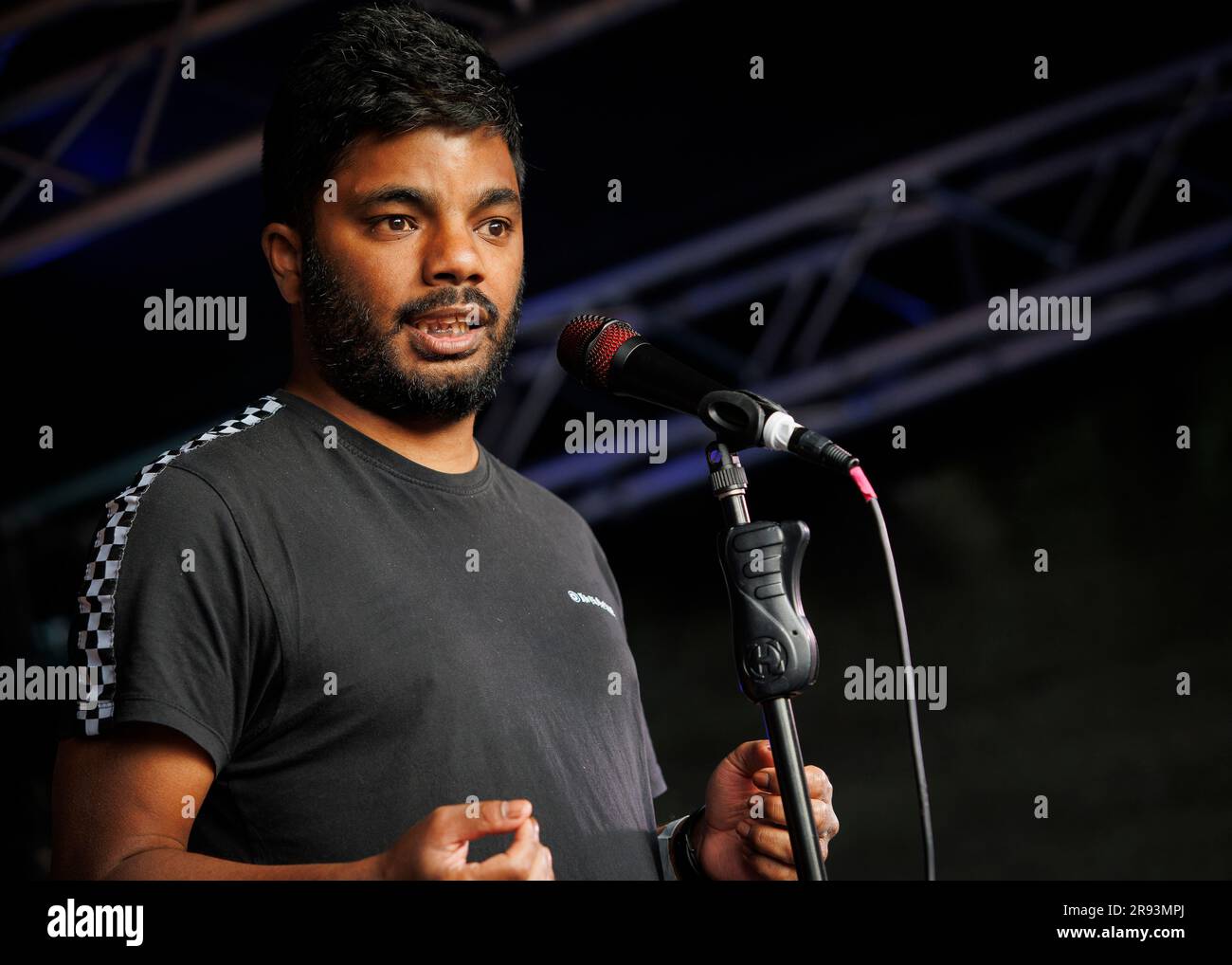Don Biswas, Stand-Up Comedian, Open Air Comedy Gala, Southend-on-Sea ...