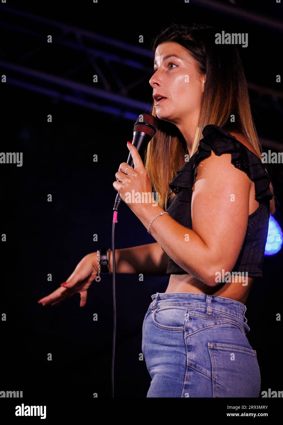 Fiona Ridgewell, Stand-Up Comedian, Open Air Comedy Gala, Southend-on ...
