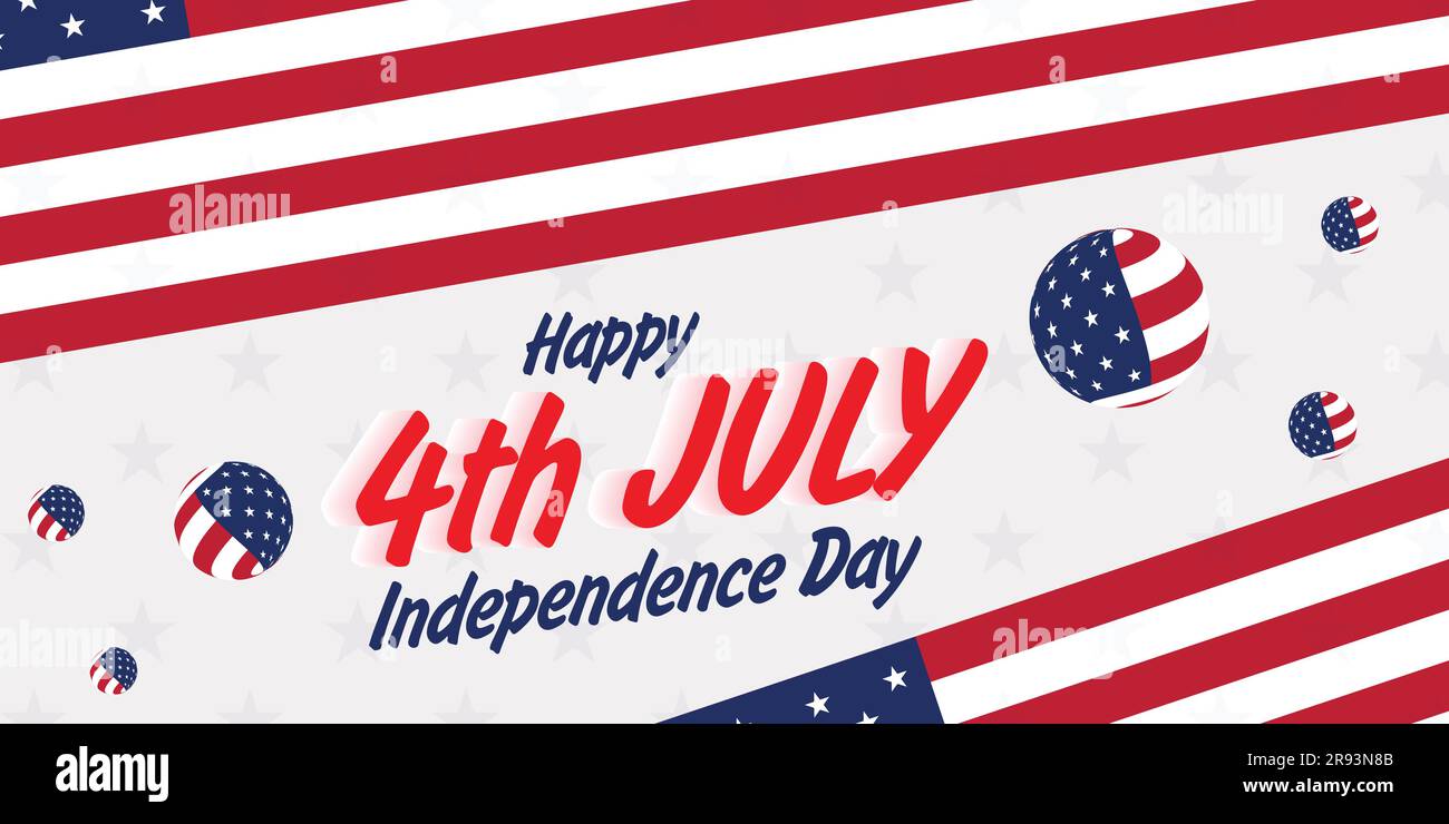 Happy 4th of July. Fourth July Independence Day USA. Independence Day ...