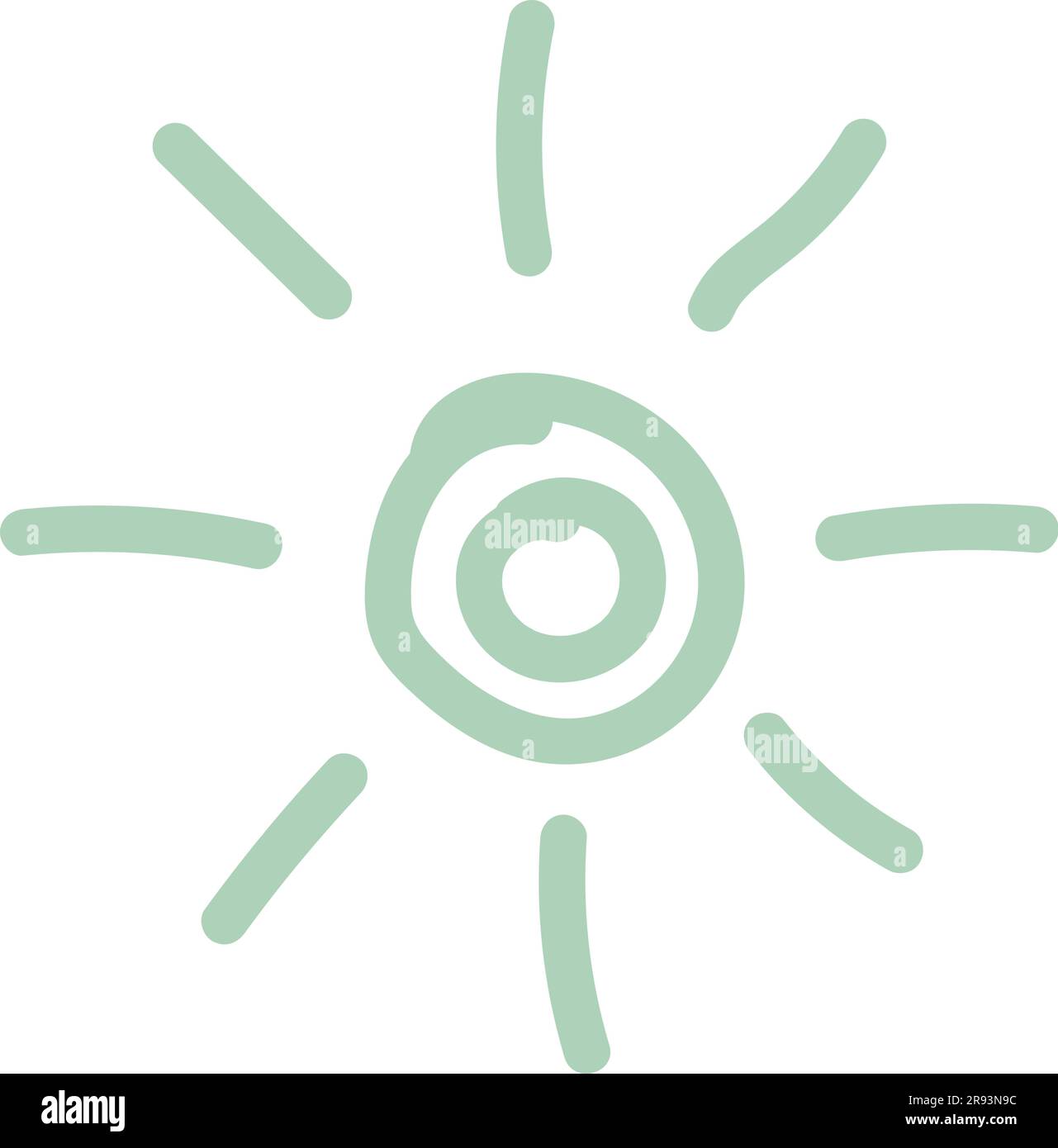 Doodle sun set of sun vector hi-res stock photography and images - Alamy