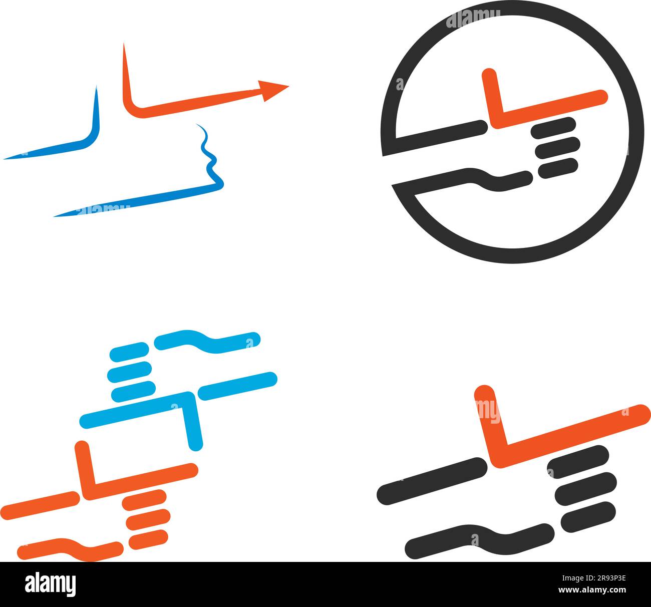 Man making gun sign fingers Stock Vector Images - Alamy