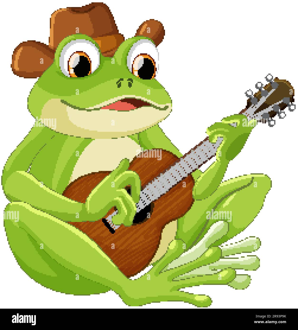 Cartoon animals playing music Cut Out Stock Images & Pictures - Alamy