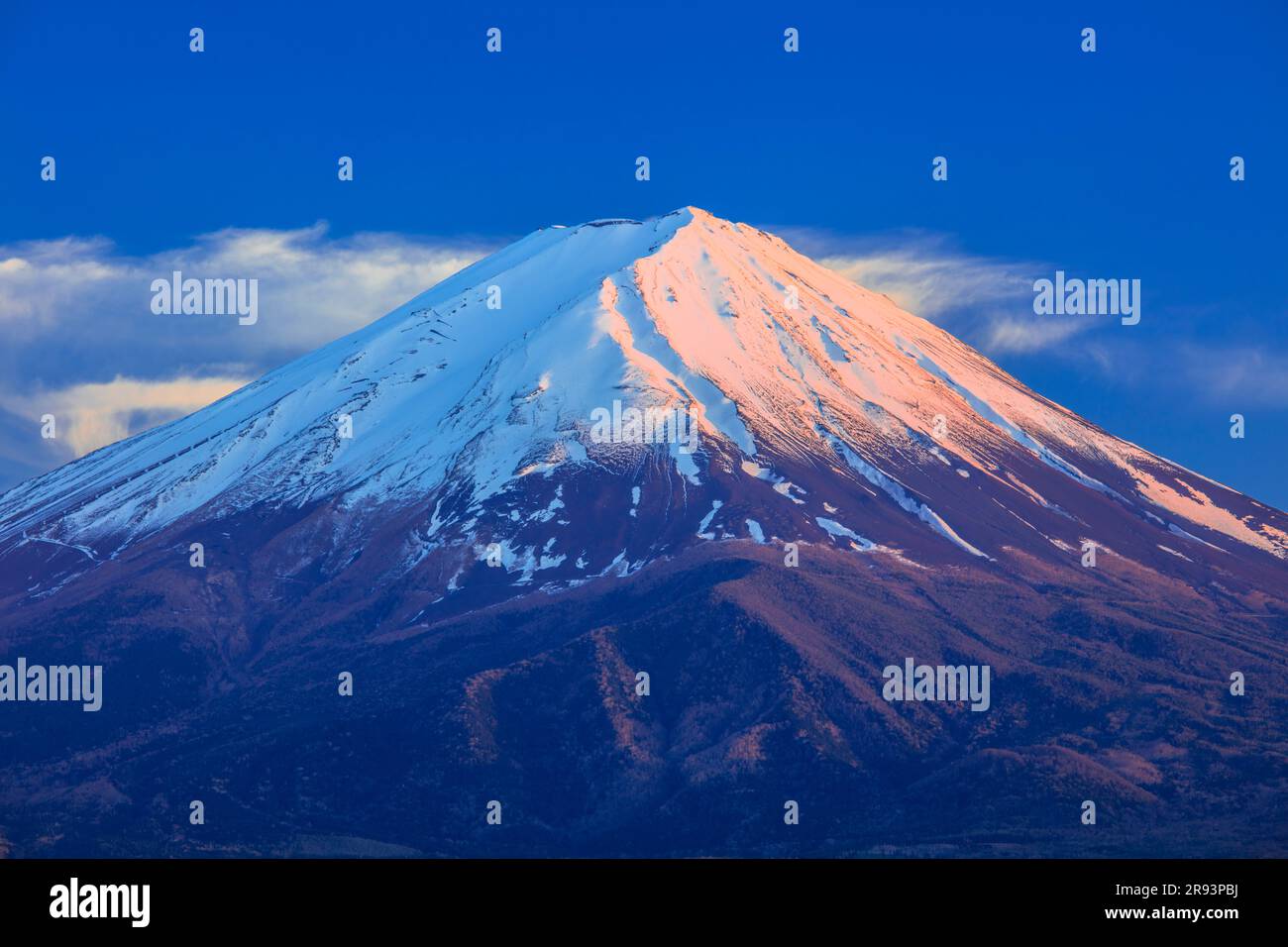 Mt. Fuji sunset Stock Photo - Alamy