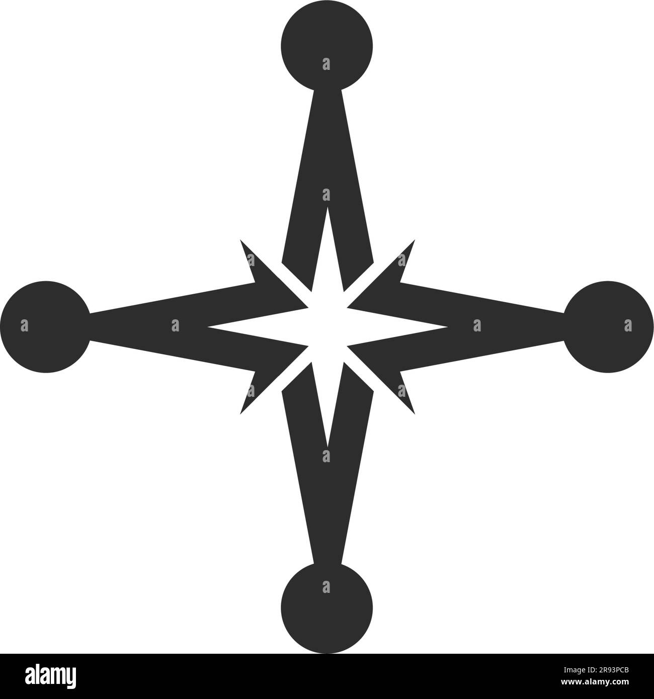 Compas vector vectors hi-res stock photography and images - Alamy