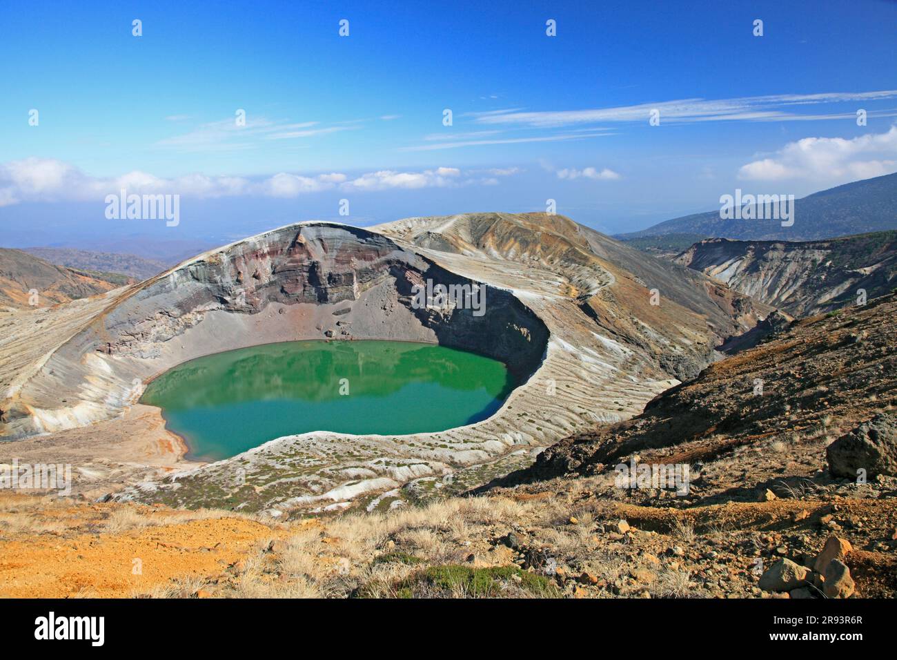 Zao no Okama Stock Photo - Alamy