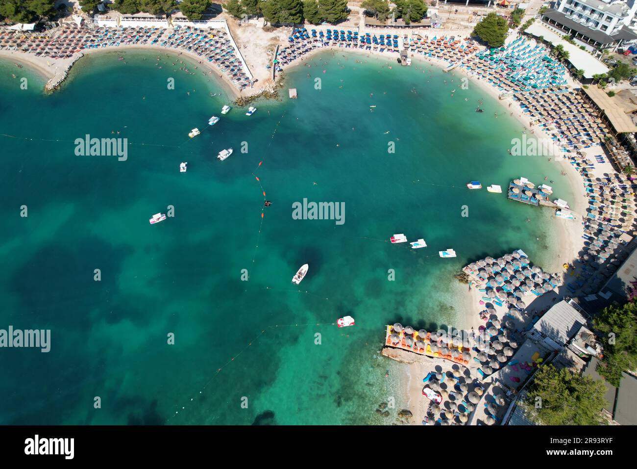 Ksamili beach in southern Albania Stock Photo - Alamy