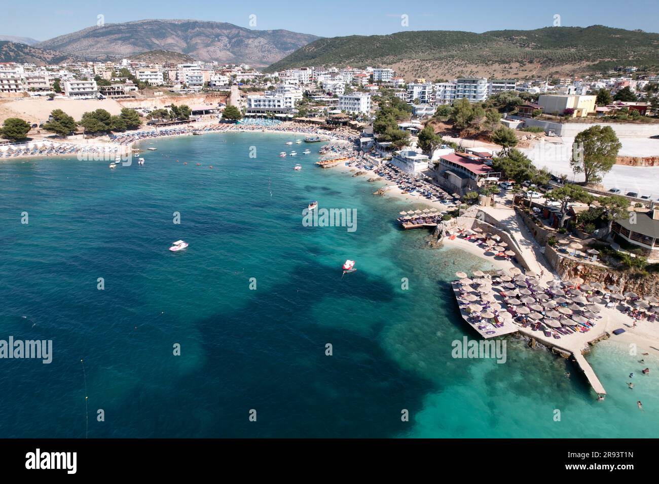 Ksamili beach in southern Albania Stock Photo - Alamy