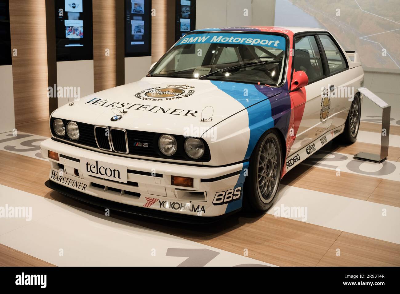 Munich, Germany - June 22, 2023: 1989 BMW M3 Group A DTM 2.3 racing car ...