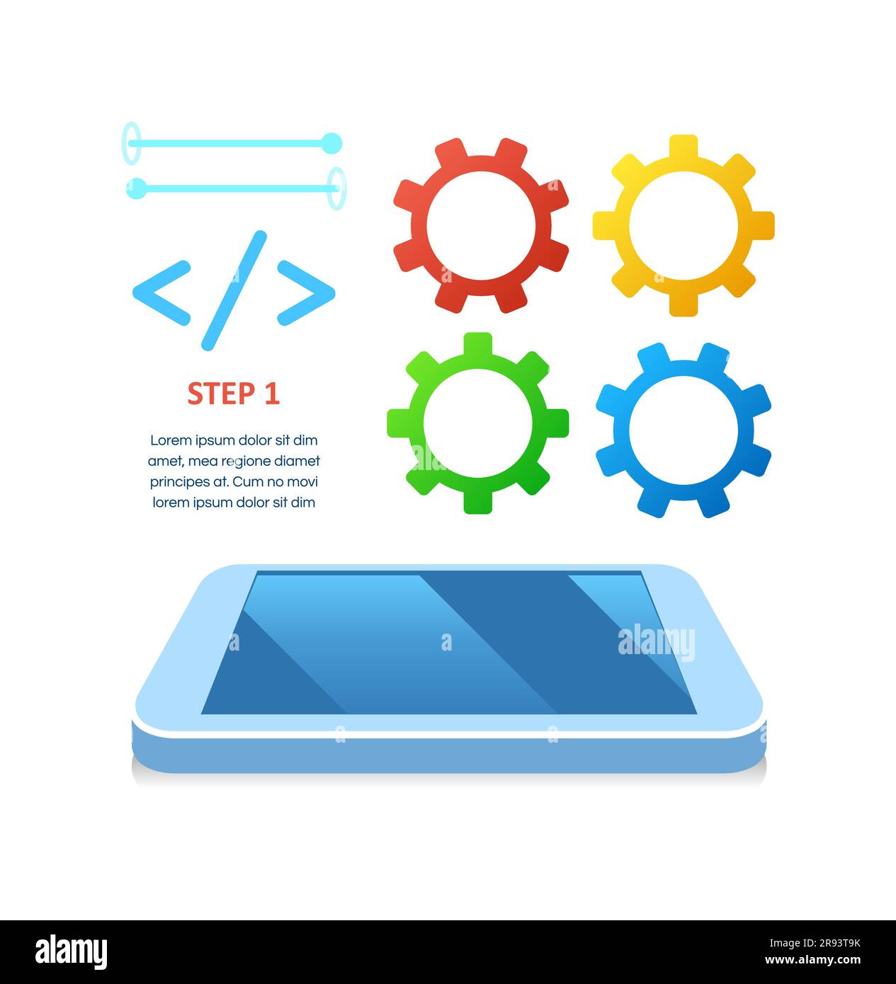 Phone repair infographic chart design element set Stock Vector Image ...